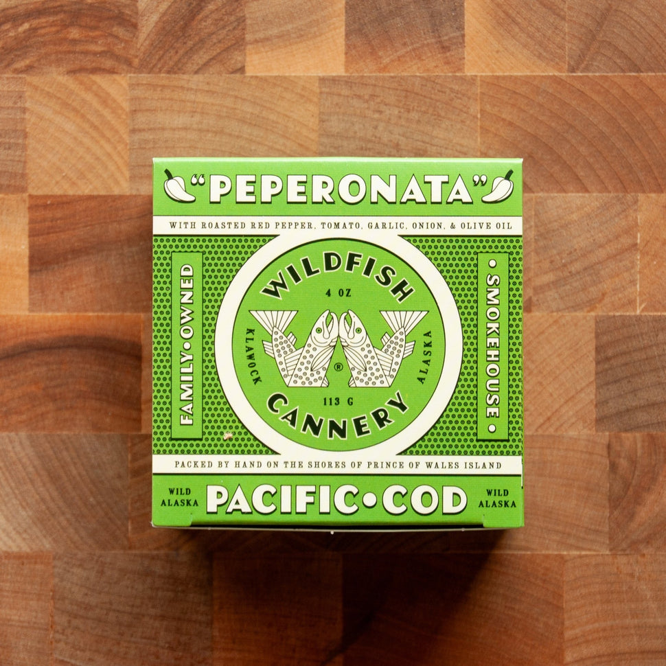 Wildfish Cannery Pacific Cod Peperonata | ShopFishNook.com – FishNook ...